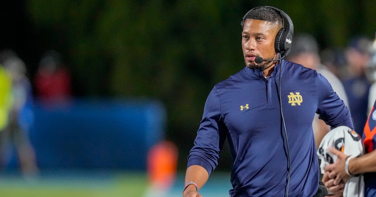 Marcus Freeman has 'no issues' with Notre Dame's play calling on ...