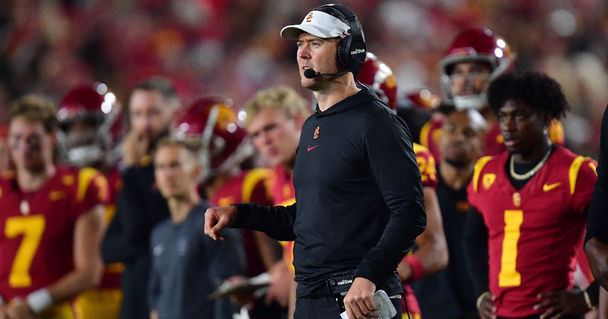 Lincoln Riley addresses reports of USC attempting to sign DJ Lagway - On3