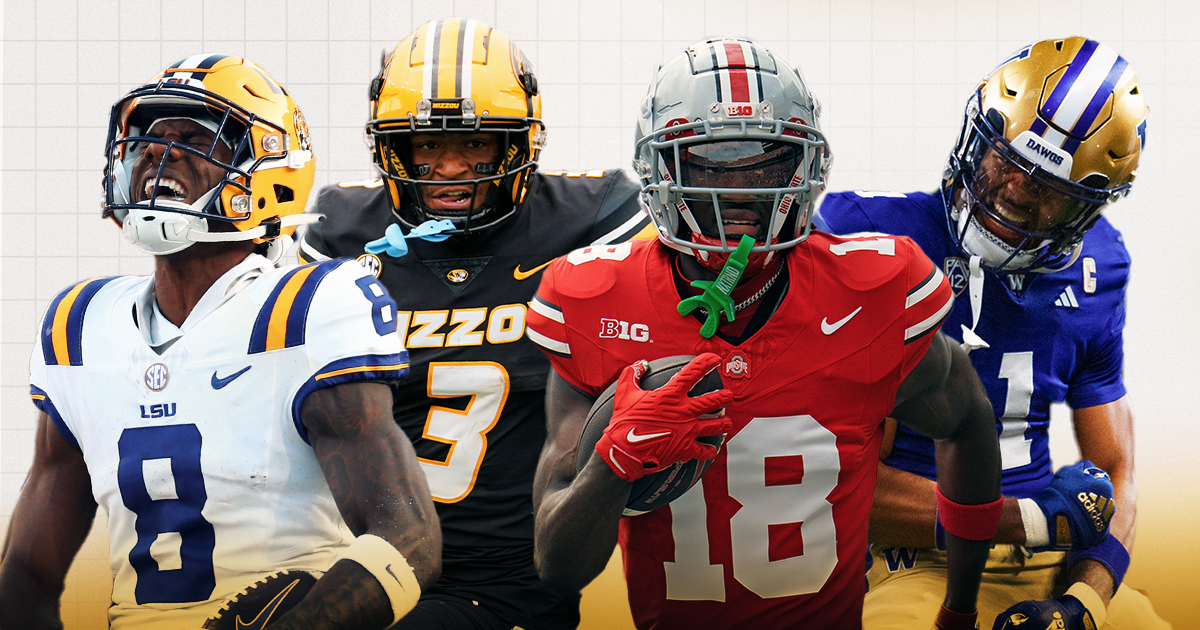 Top 25 wide receiver rankings entering Week 7 of college football