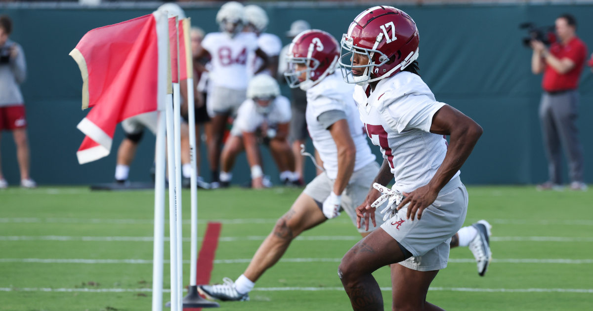 Alabama wide receivers pushing each other to reach potential