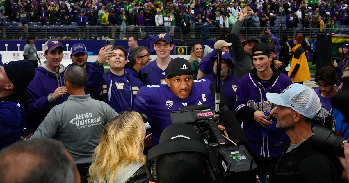 Michael Penix Jr. shares emotional reaction to thrilling victory over ...