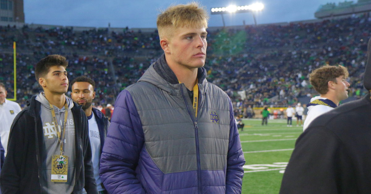 LOOK: Key Notre Dame recruits on campus for USC game