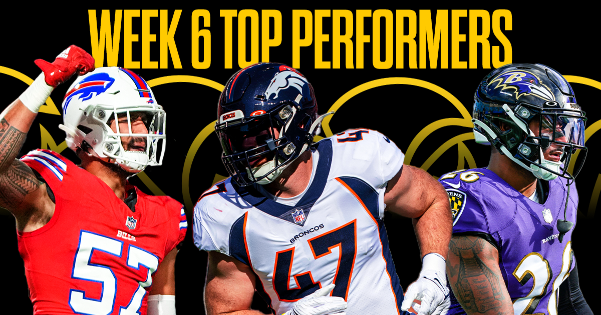 Hawkeyes in the NFL: Week 6 Top Performers