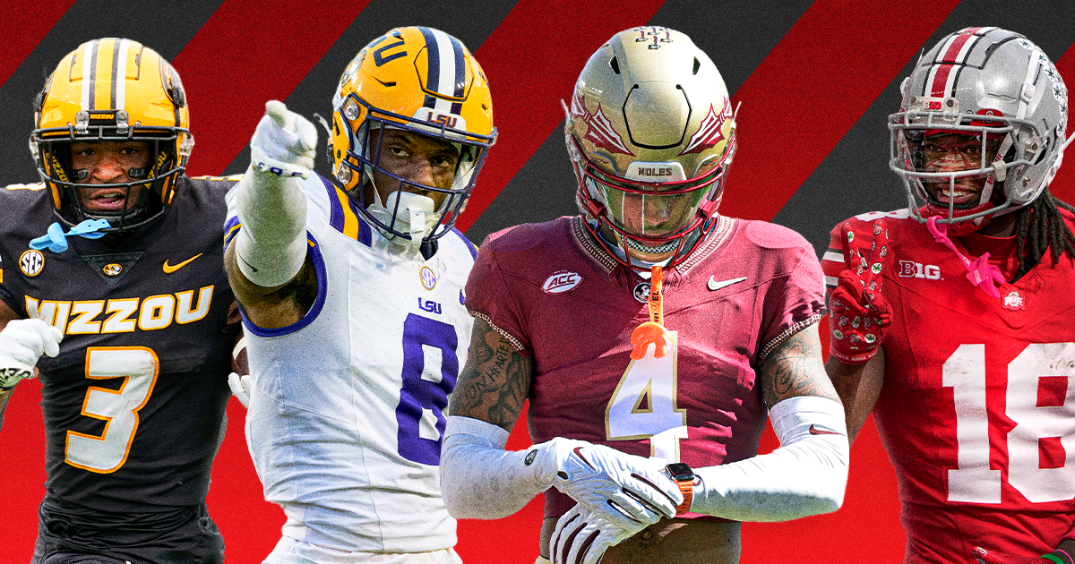 Top 25 wide receiver rankings entering Week 8 of college football