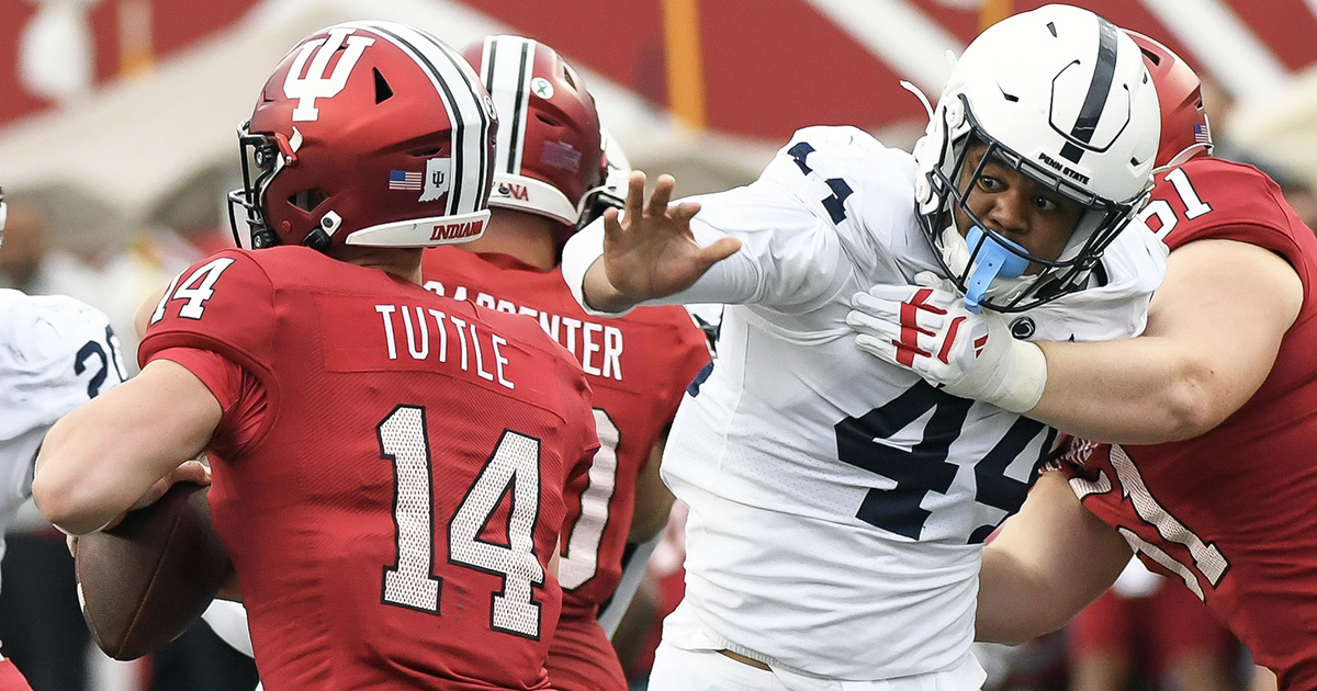 Penn State EDGE Chop Robinson leaves game vs. Ohio State with injury - On3