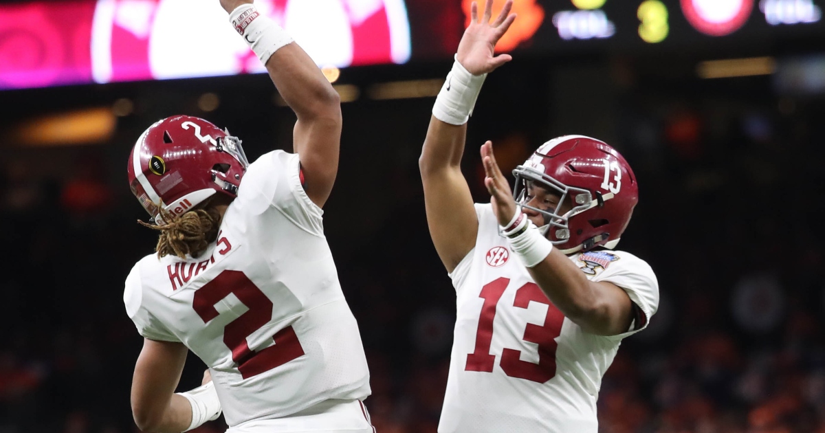 Eagles-Dolphins Sunday Night Football intro highlights Jalen Hurts, Tua Tagovailoa’s Alabama careers