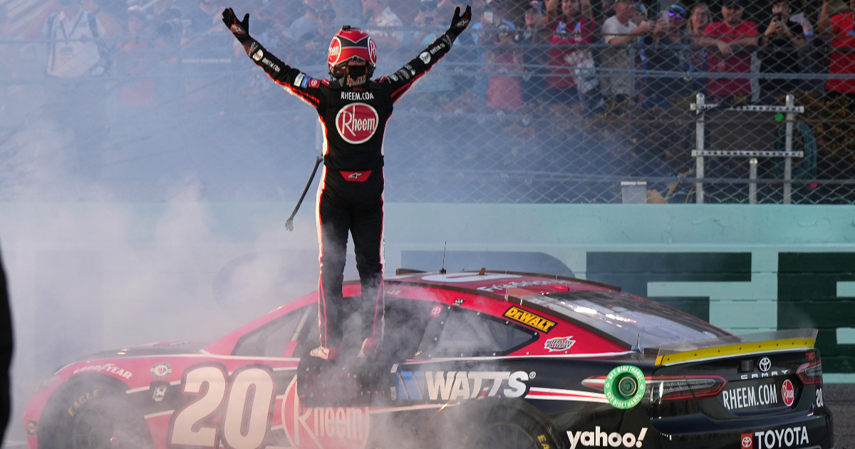 Denny Hamlin reveals 'defining moment' that gave Christopher Bell win ...