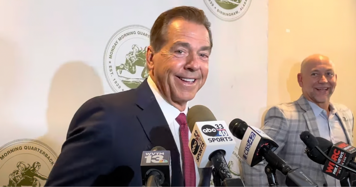 Nick Saban jokes about postgame cigar, 'unique' Alabama lockers