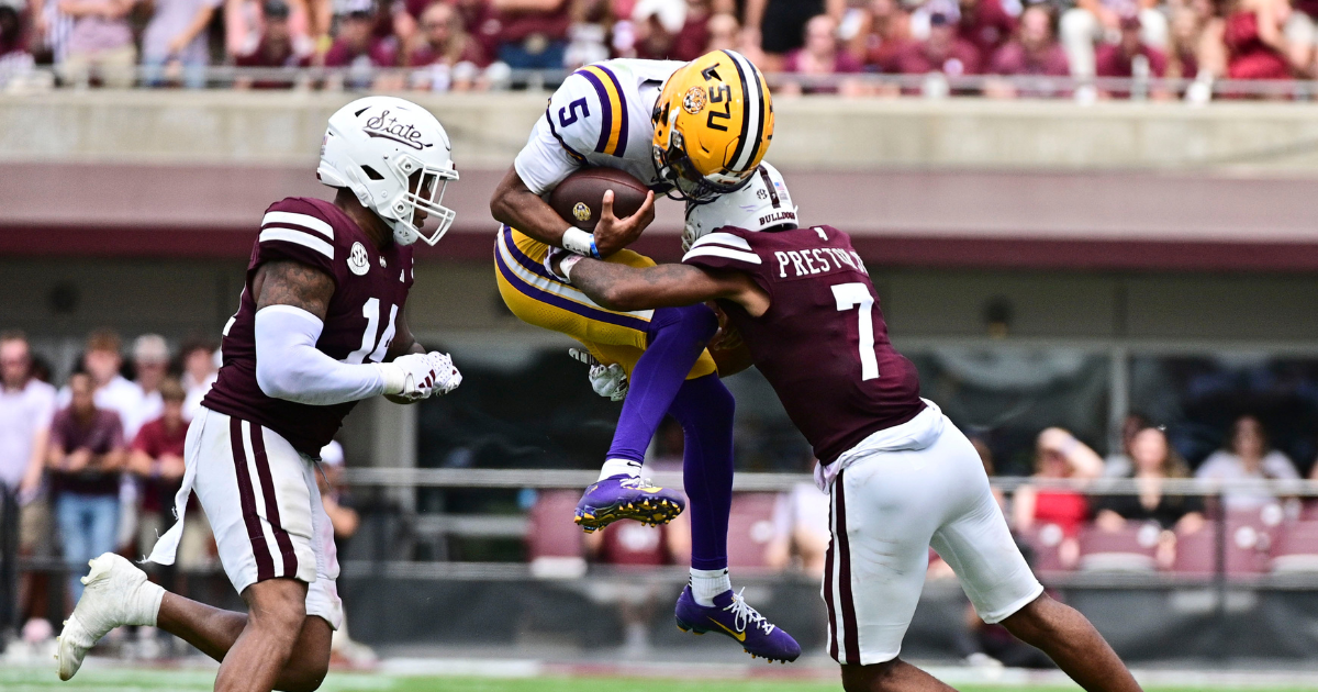 MSU safeties coach Brett Dewhurst media op - Auburn Week - On3