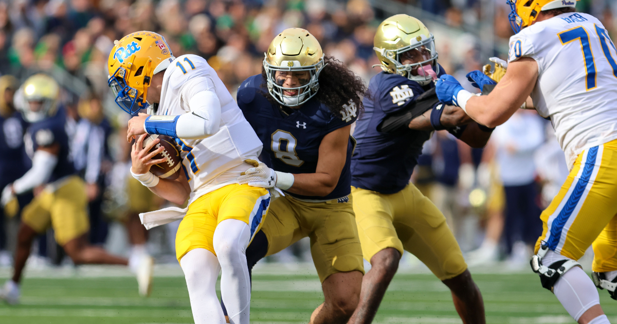 Breaking down PFF grades for the Notre Dame defense in Irish win over Pitt