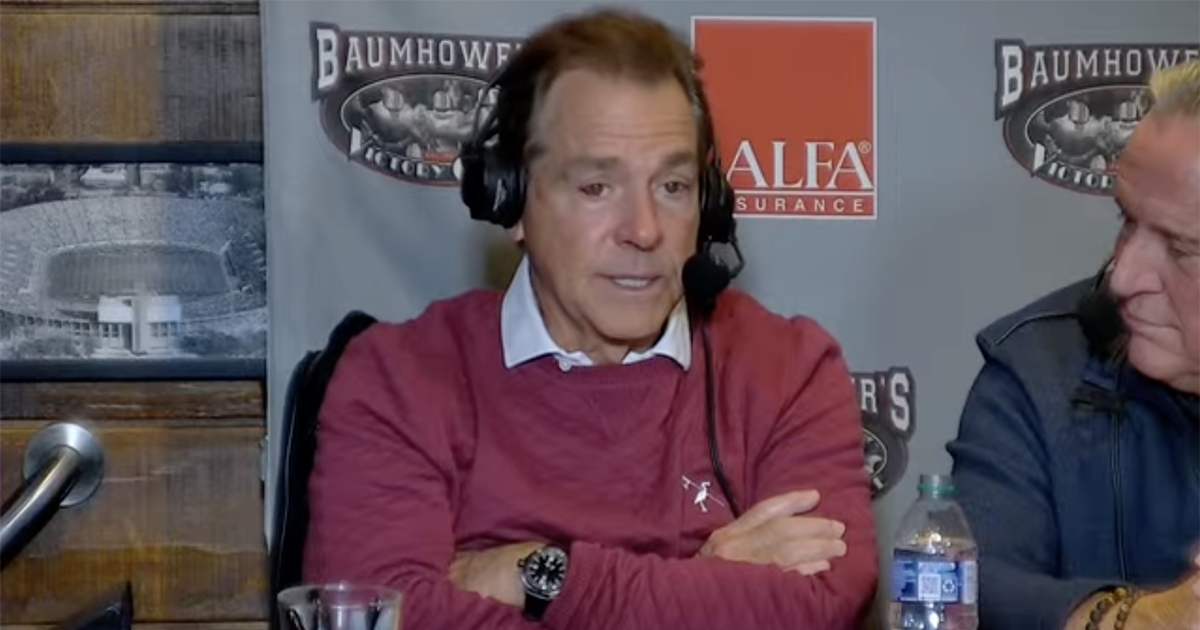 Nick Saban says his bloodshot eye is due to 'yelling' - On3