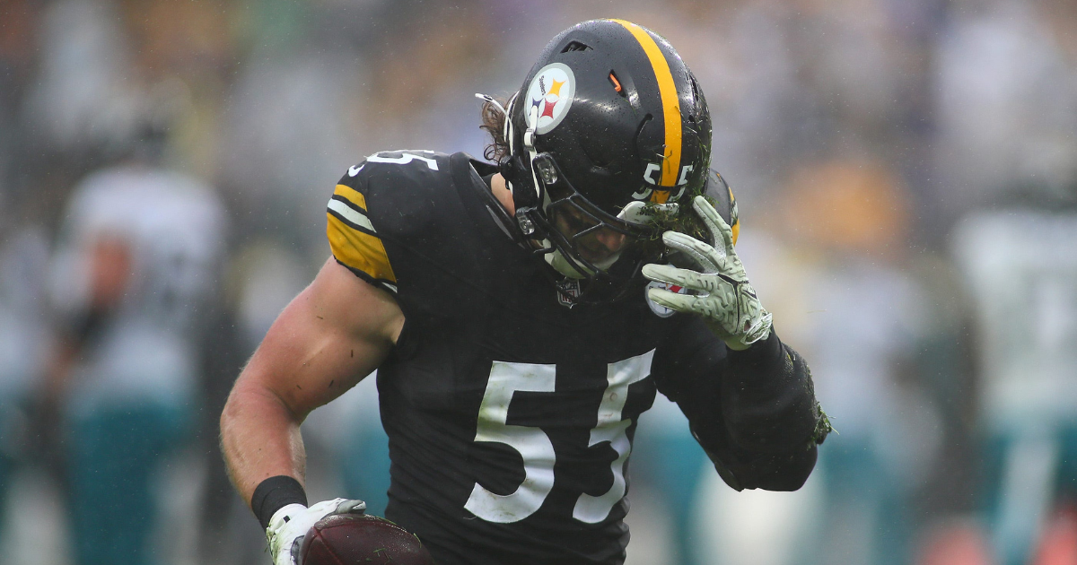 Steelers LB Cole Holcomb carted off field after scary injury vs Titans ...