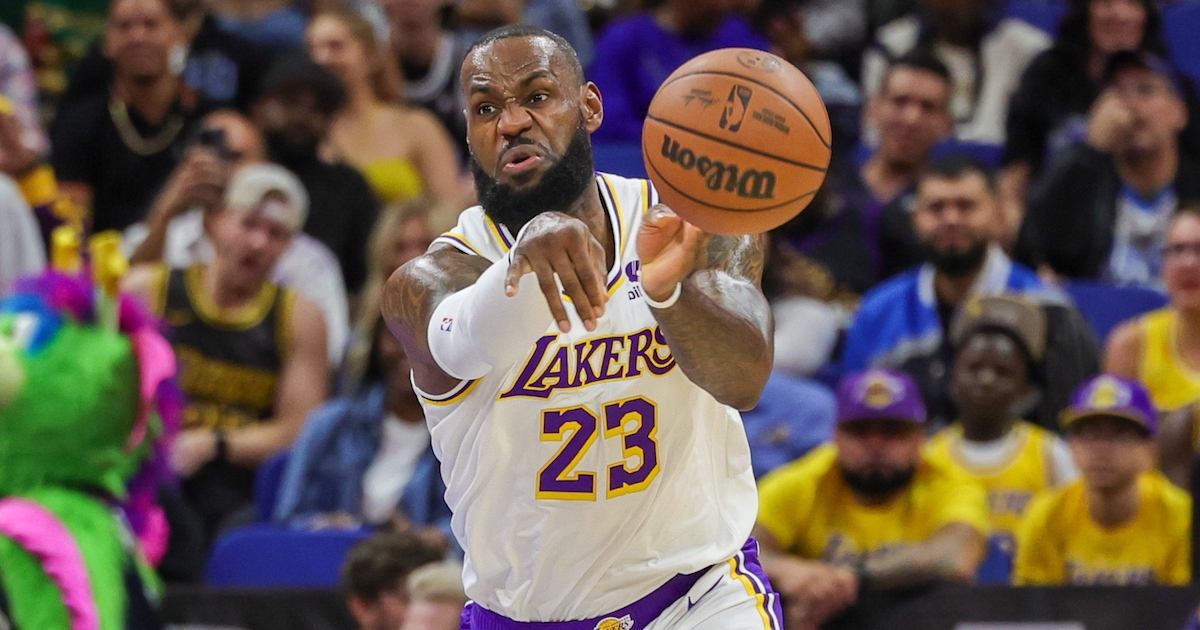 LeBron James throws stray at Pittsburgh Steelers offense while ...