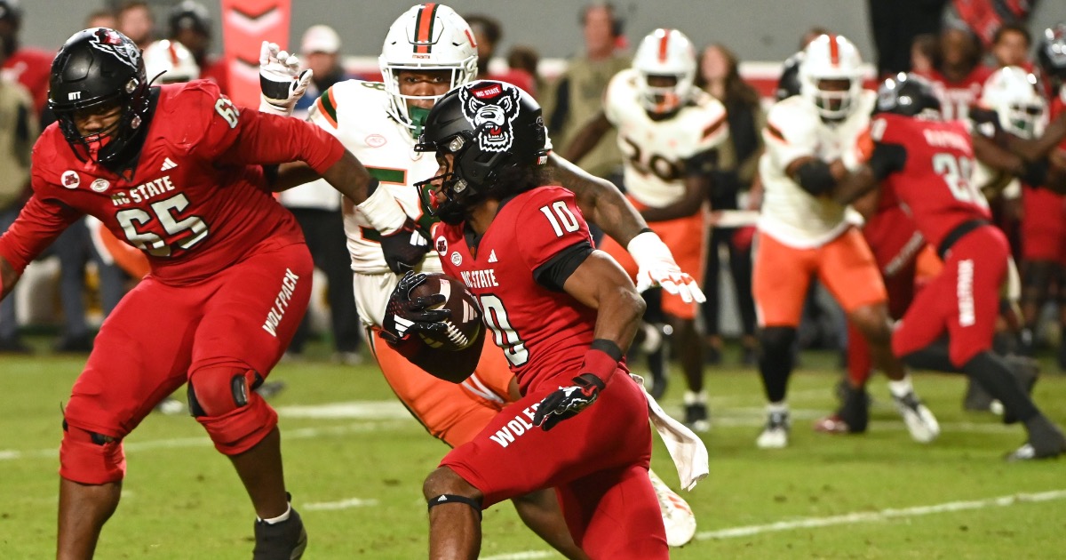 NC State offense snap counts and PFF grades: Miami - On3