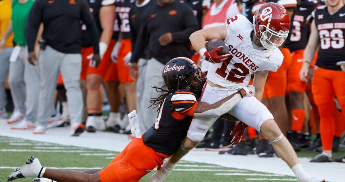 OU WR Drake Stoops says 'there' still a lot to play for'