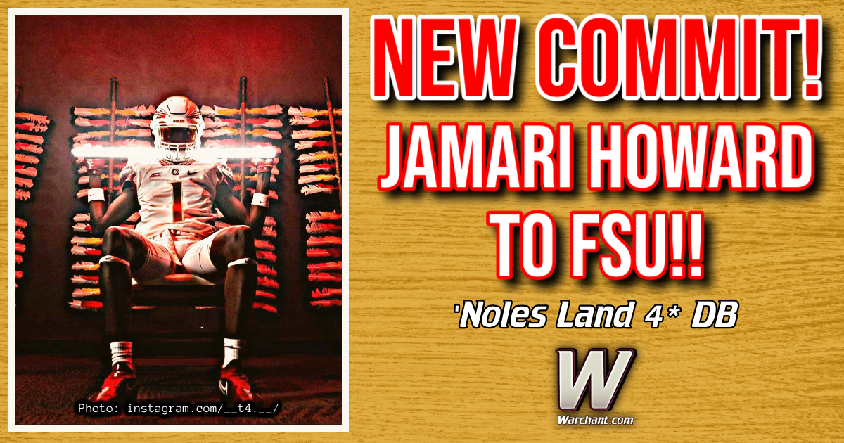 Florida State lands commitment from four-star CB Jamari Howard