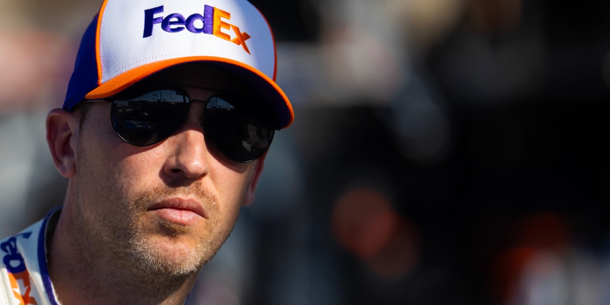 Denny Hamlin shares his stance on on-track payback from Corey Heim in ...