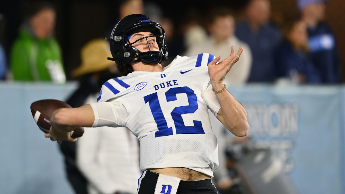 Mike Elko shares how Duke can help freshman Grayson Loftis settle in at QB