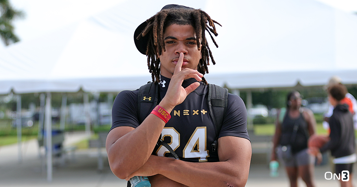 Elite 2025 safety Faheem Delane visits Oregon - On3