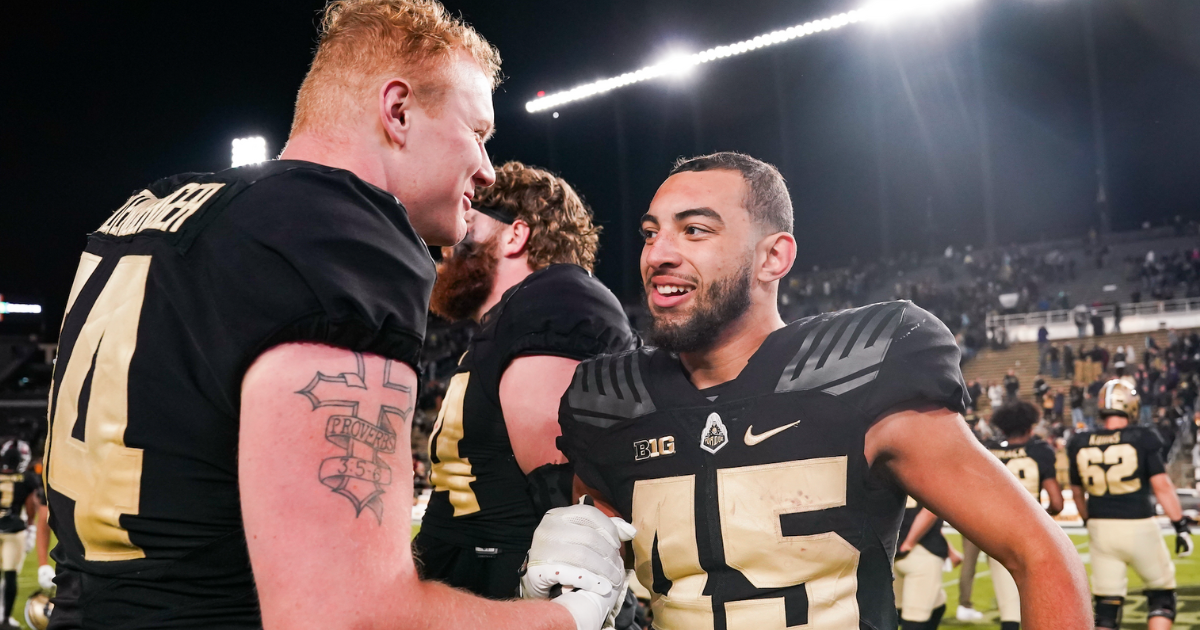 Center, guard, tackle, Josh Kaltenberger fits in anywhere along Purdue ...