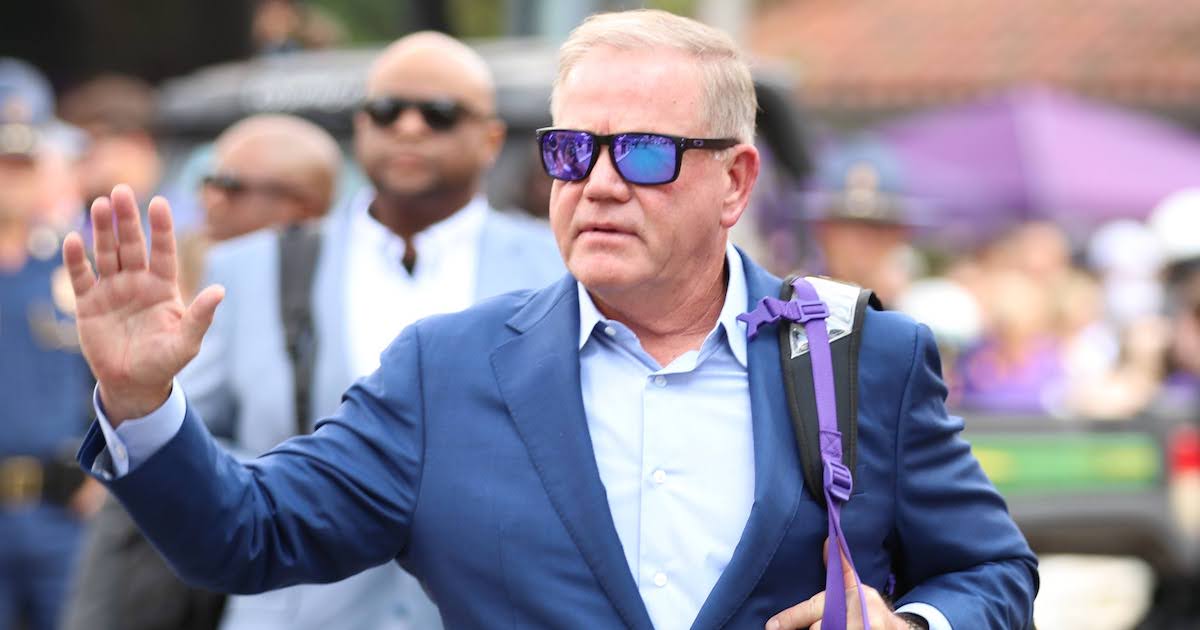 WATCH: Brian Kelly raves about Jayden Daniels, LSU win - On3
