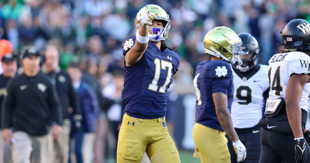 Notre Dame WR Rico Flores Jr. fourth Irish wideout to enter transfer portal