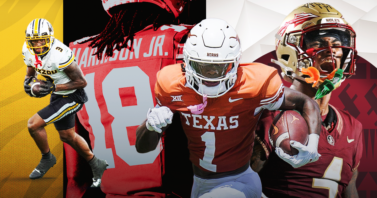 Top 25 wide receiver rankings entering Week 13 of college football