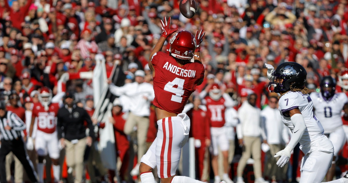 Nic Anderson sets Oklahoma freshman TD record after incredible Jackson ...