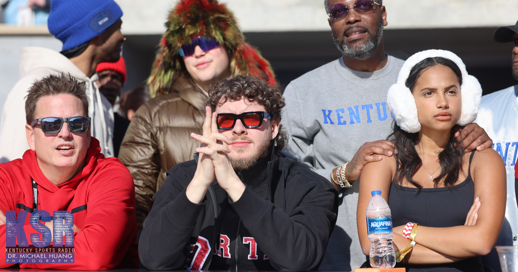 Ray Davis Celebrates Touchdown with Ls Down at Jack Harlow