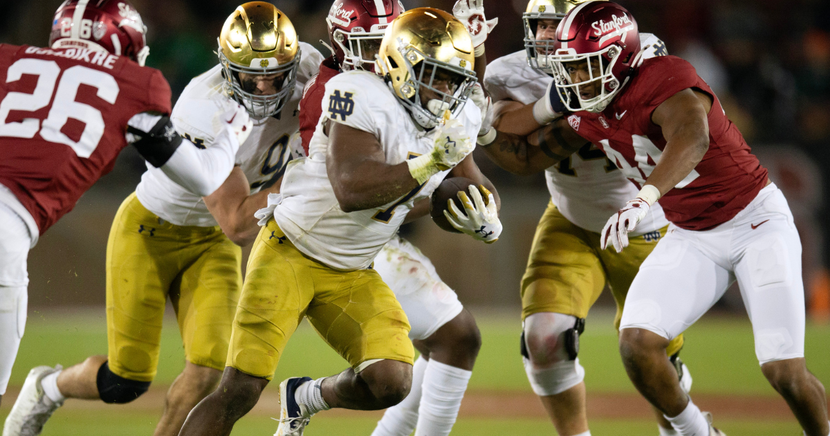 Notre Dame vs. Stanford game balls