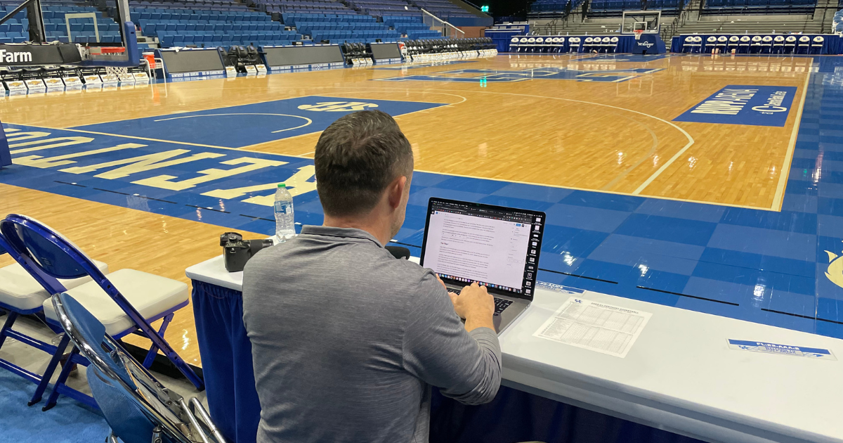 Behind the Scenes: Covering a Kentucky basketball game for the first time