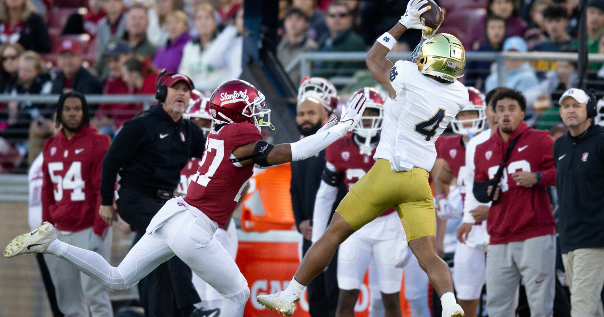 Notre Dame at Stanford snap counts, participation chart: Offense