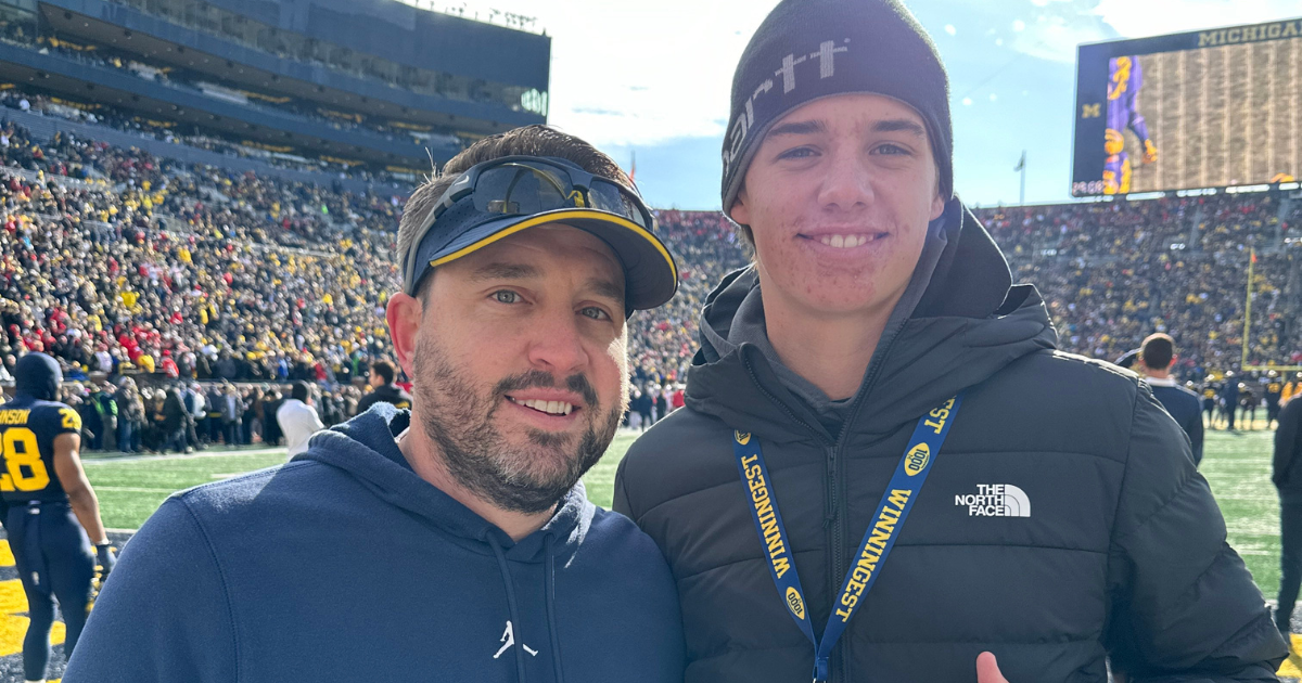 Michigan Recruiting: 2027 QB Daniel Mielke talks game-day visit
