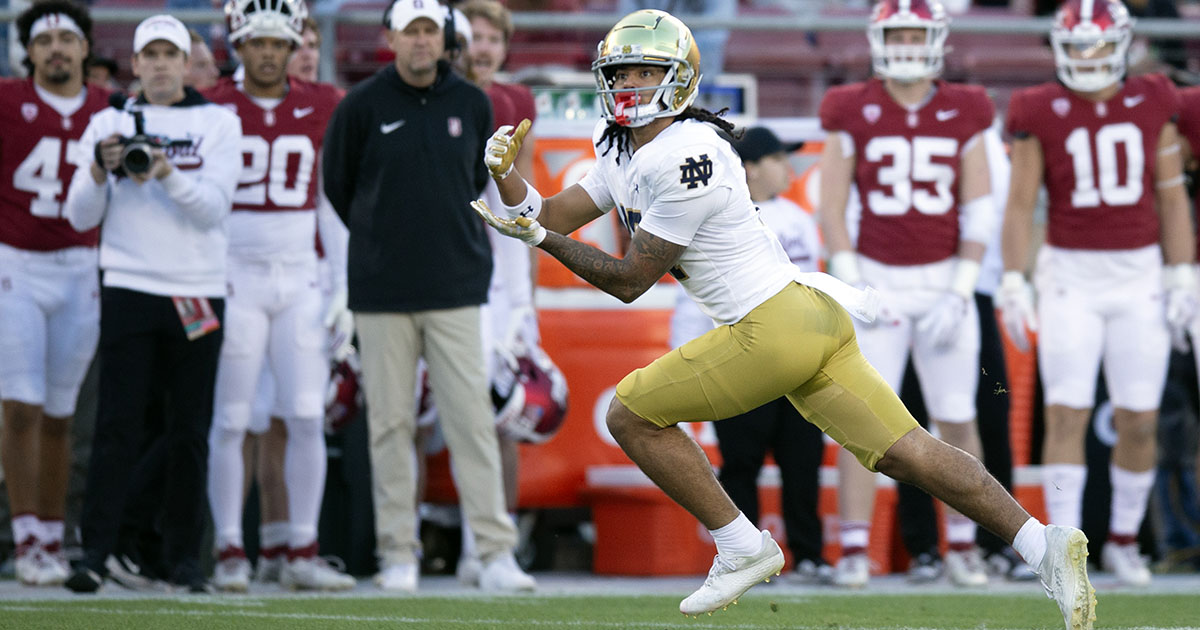 Notre Dame transfer WR Rico Flores Jr. commits to UCLA Bruins - On3