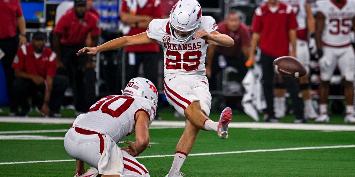 Arkansas kicker Cameron Little declares for 2024 NFL Draft - On3