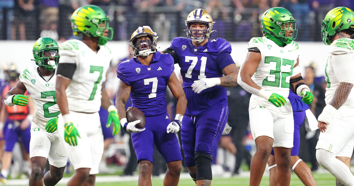 Oregon falls to Washington, 34-31, in final Pac-12 title game - On3