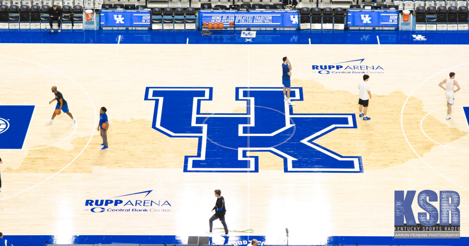 Kentucky's new court is 0-1 -- Bring the Stickers Back?