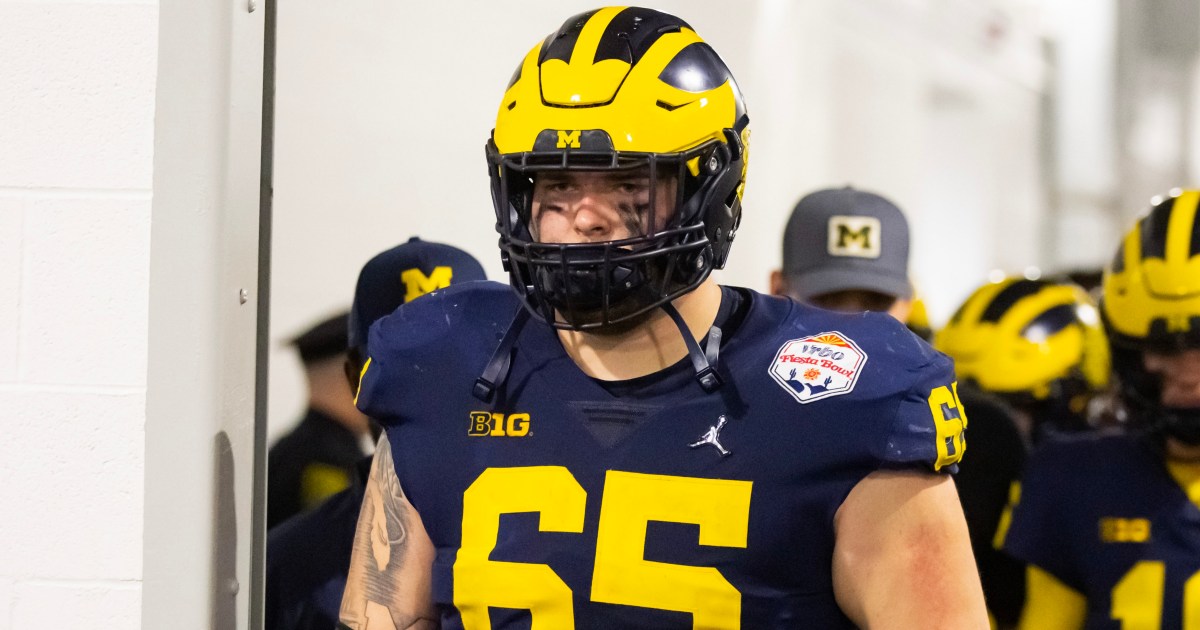 NFL Draft grades: Michigan OL Zak Zinter a poliarzing pick