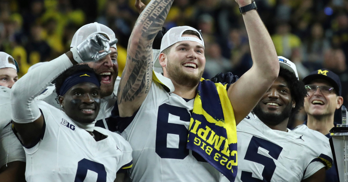 Michigan football: Zak Zinter speaks on NIL drive, injury outlook