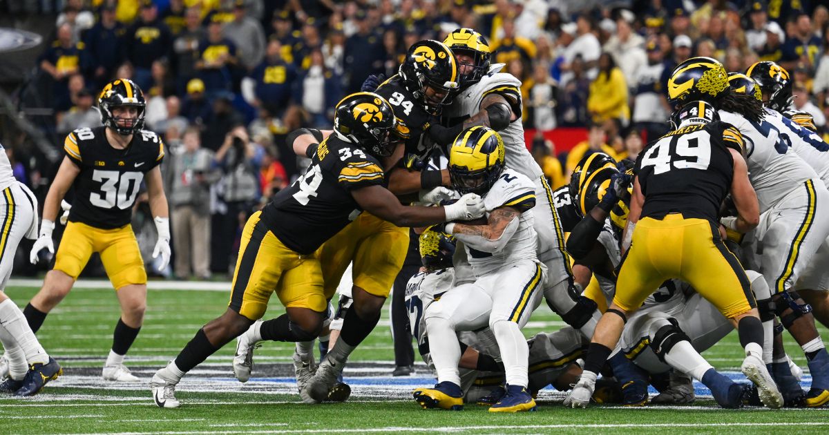 PFF Grades - Iowa Defense vs. Michigan