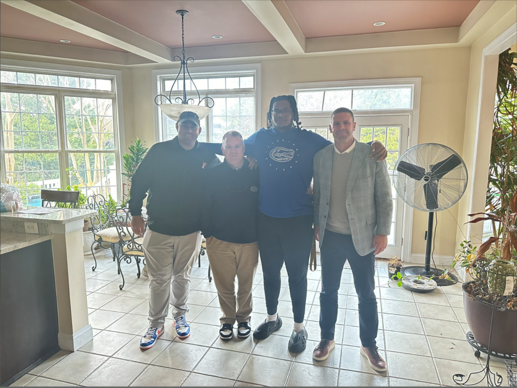 Florida HC Billy Napier makes in-home visit to Gators OT commit Mike ...