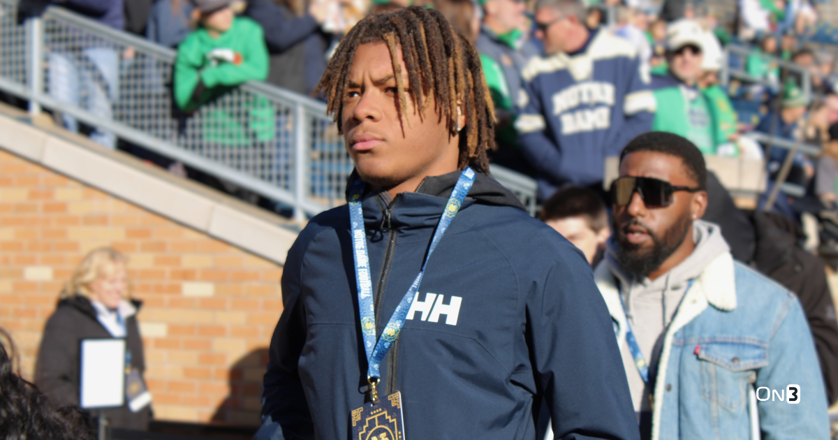 2026 CB Jaylen Burrell recaps first Notre Dame football visit
