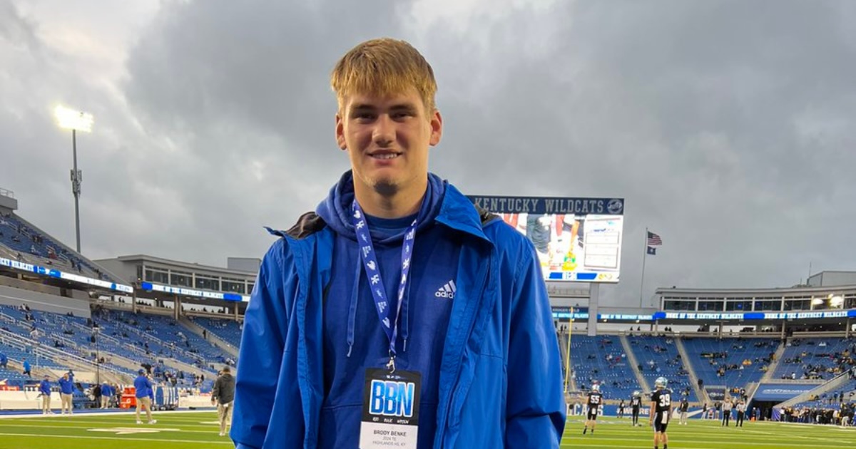 Kentucky Offers 2024 TE Brody Benke as Preferred Walk-On - On3