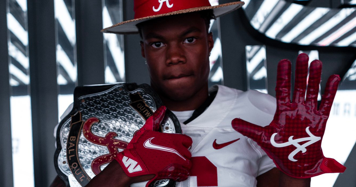 Alabama WR commit talks visit from Holmon Wiggins, Bama's season