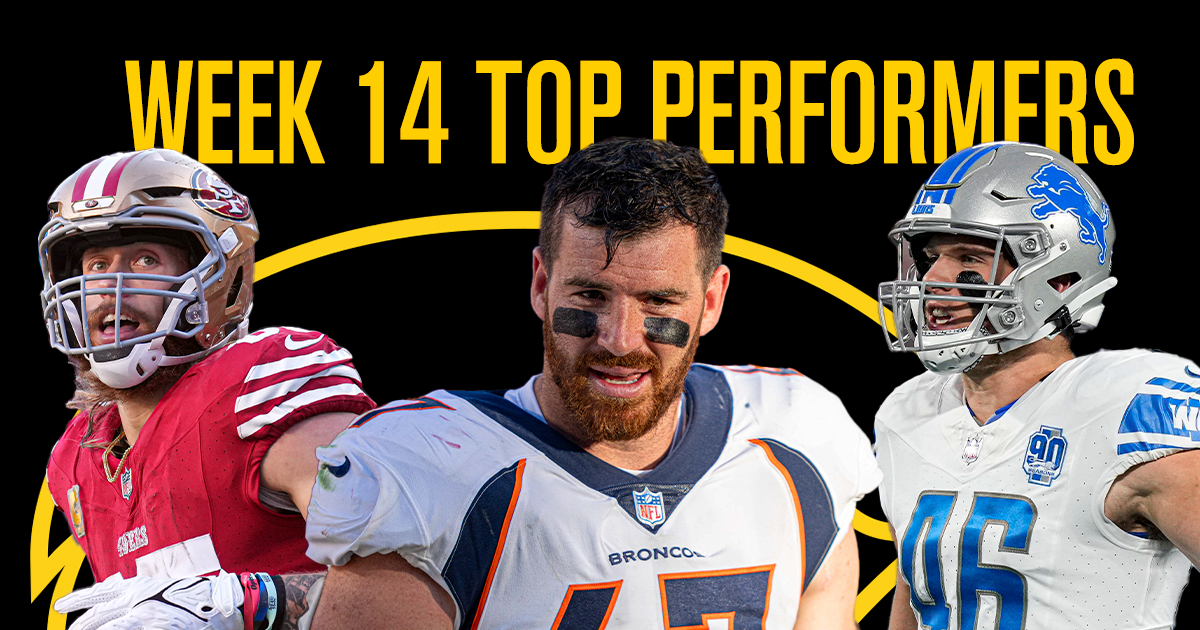 Hawkeyes in the NFL: Week 14 Top Performers