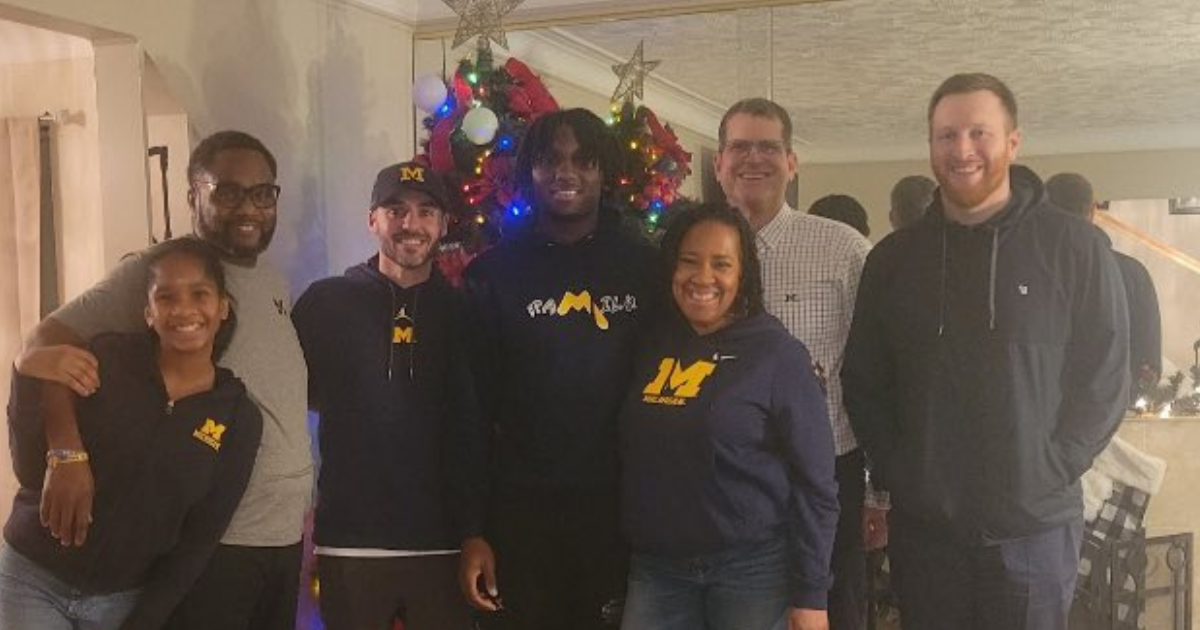 Michigan Recruiting: DB commit Jacob Oden on in-home visit