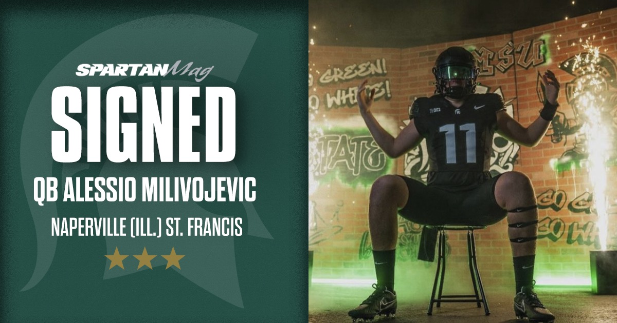 Michigan State signs 2024 three-star QB Alessio Milivojevic