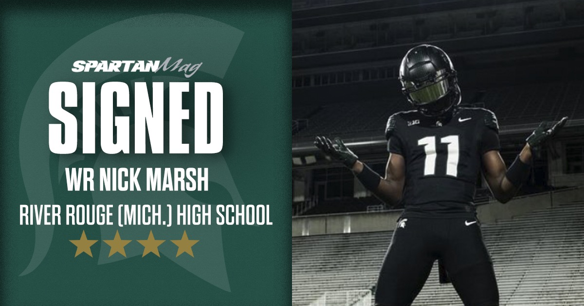 Michigan State signs 2024 four-star WR Nick Marsh