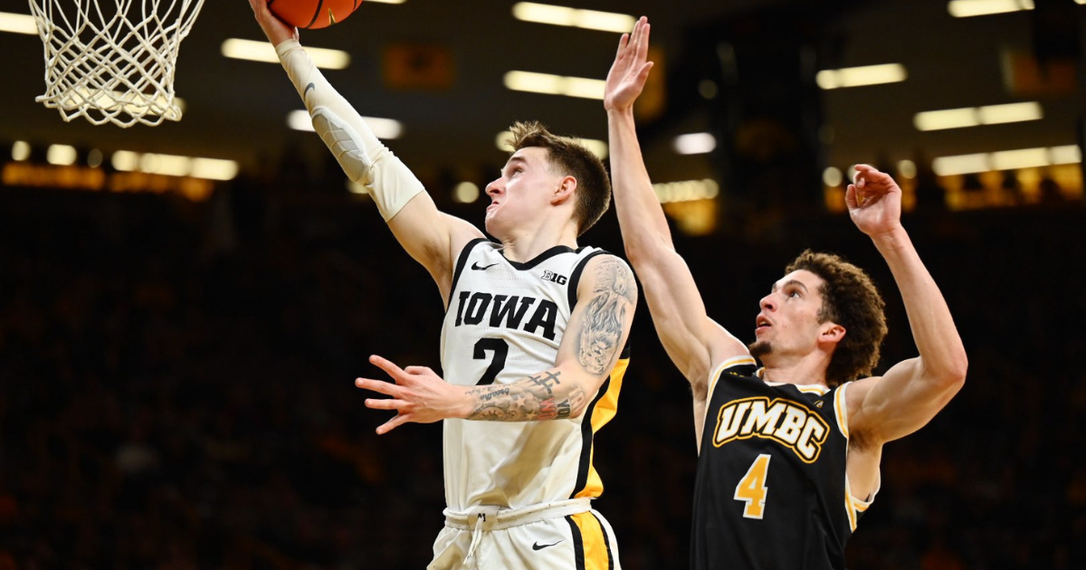 Iowa rallies for comfortable win over UMBC