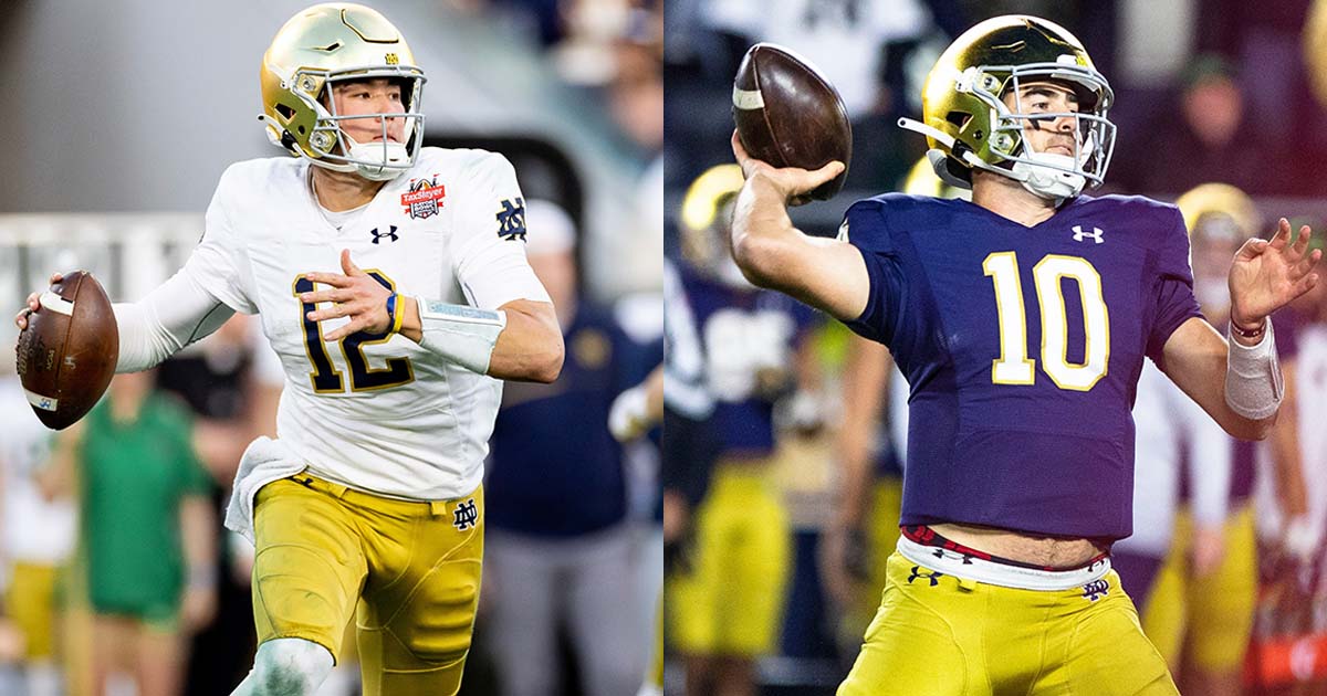 Marcus Freeman addresses return of Tyler Buchner, Drew Pyne to Notre Dame